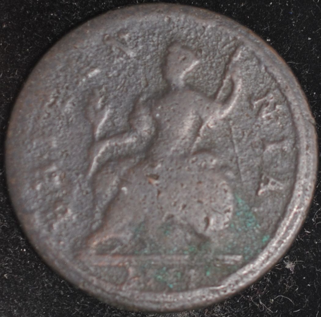 1717-9 Great Britain Halfpenny Poor 1717-9 Great Britain Halfpenny Poor
