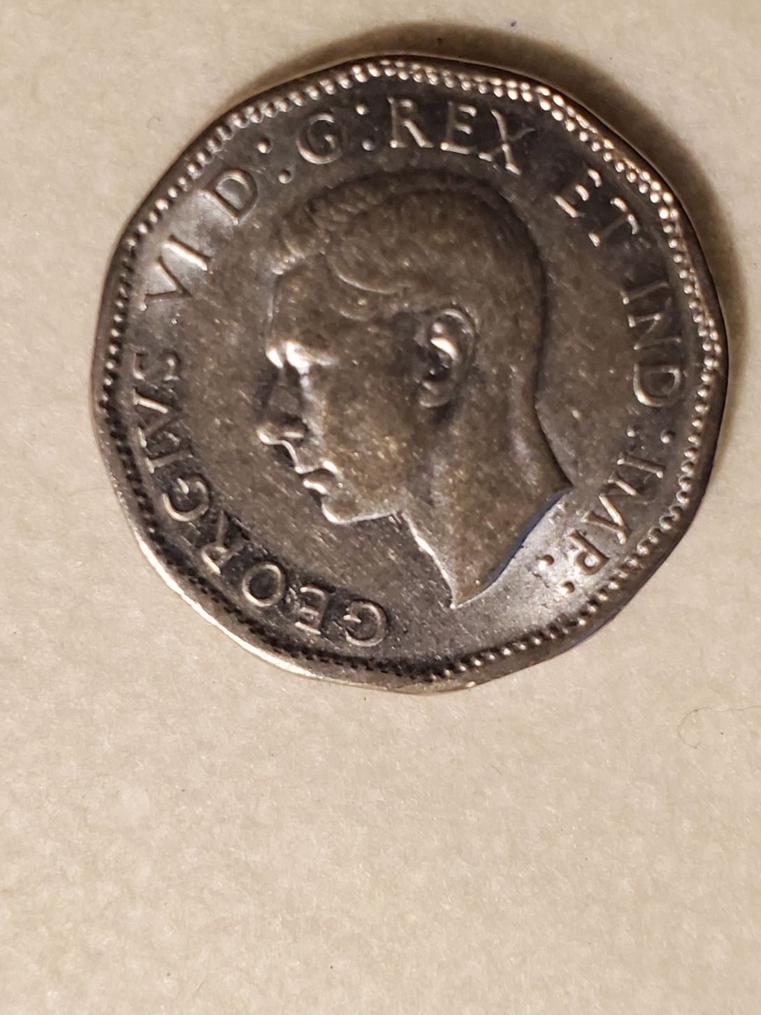 1945 Canadian 5 Cents - For Sale, Buy Now Online - Item #659520