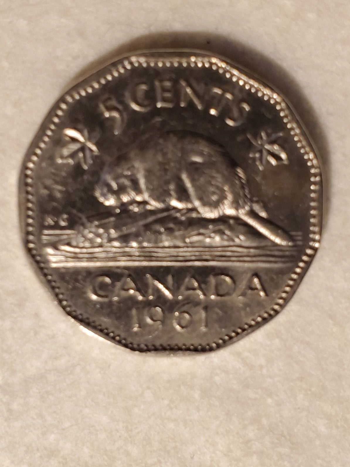 1961 Canadian 5 Cents - For Sale, Buy Now Online - Item #659840
