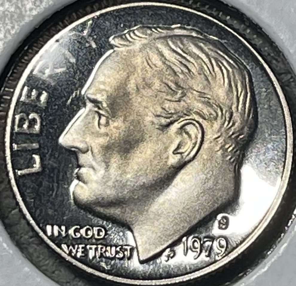 1979-S High Grade Lustrous Cameo Proof Roosevelt US Dime - For Sale ...