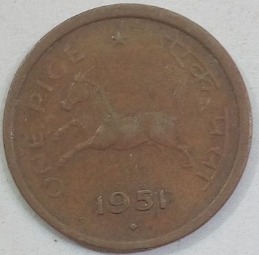 India ...circulated coin..1951.. copper coin - For Sale, Buy Now Online ...