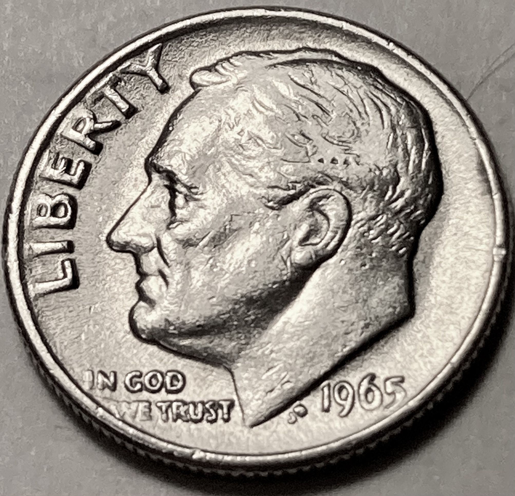 1965 P Roosevelt Dimes - For Sale, Buy Now Online - Item #662115
