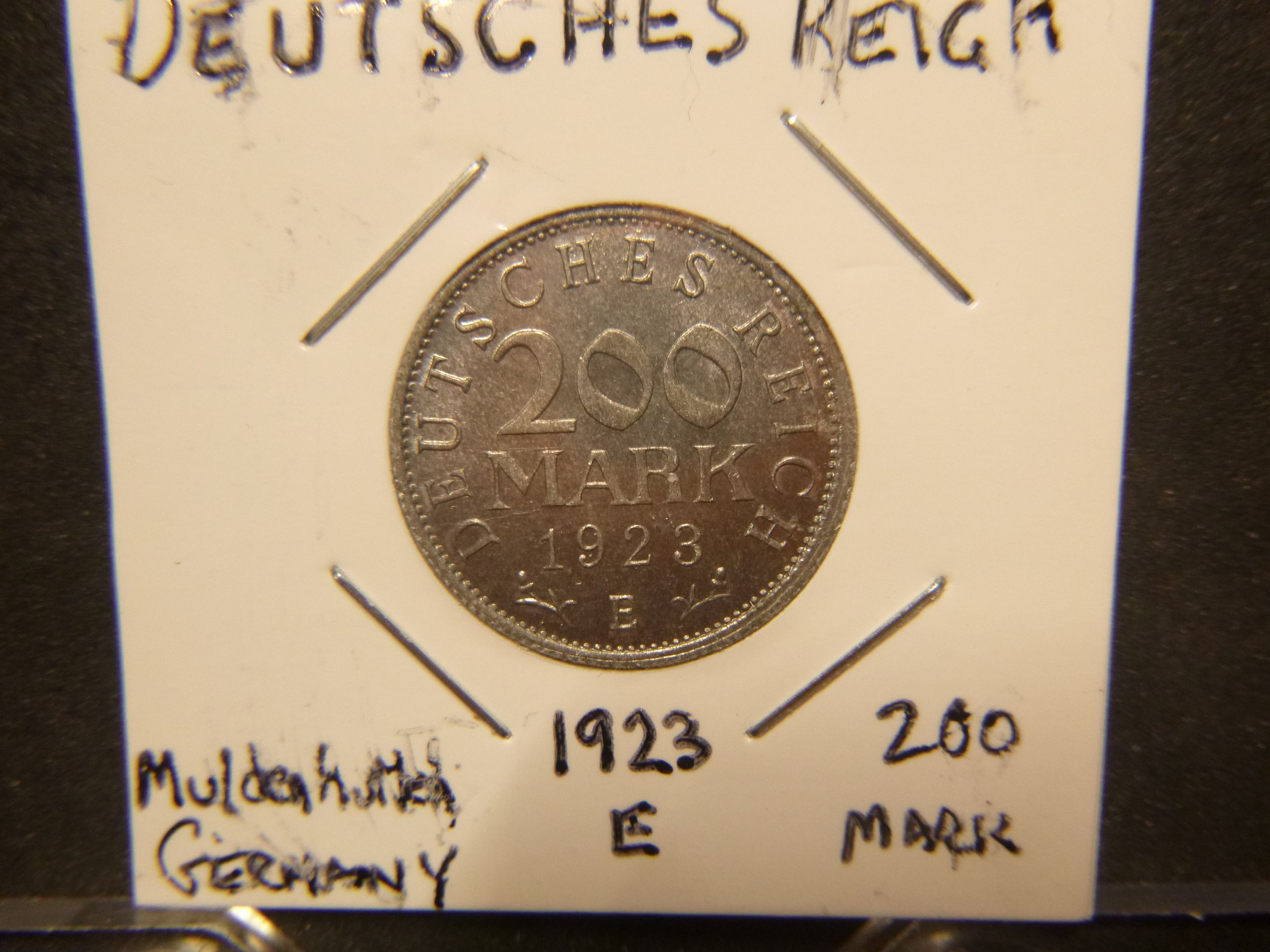 GERMAN DEUTSCHES REICH 1923 E 200 MARK - For Sale, Buy Now Online ...