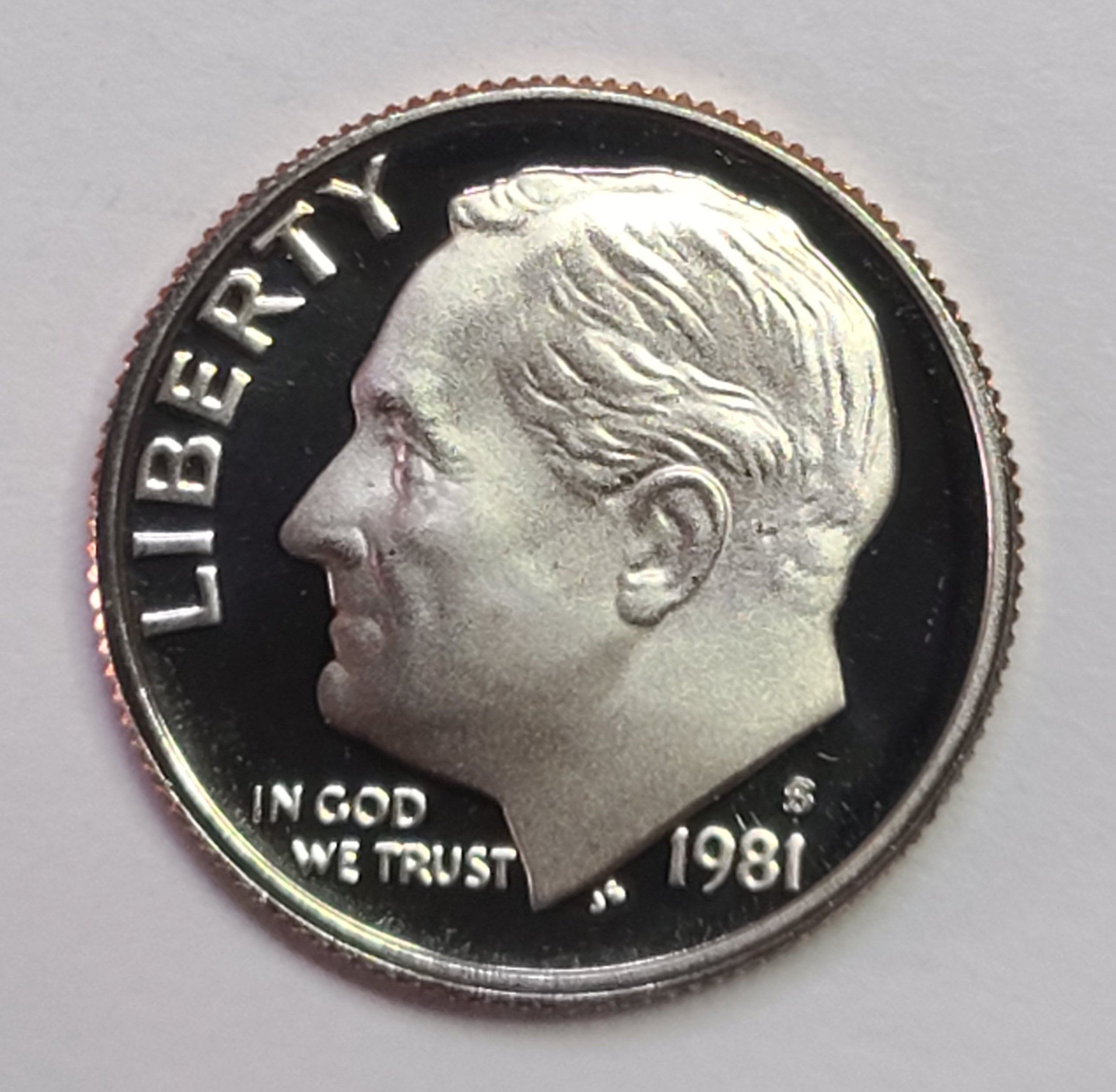 1981-S Type 1 Roosevelt Dime Proof-66 (GEM+) Full Bands - For Sale, Buy ...