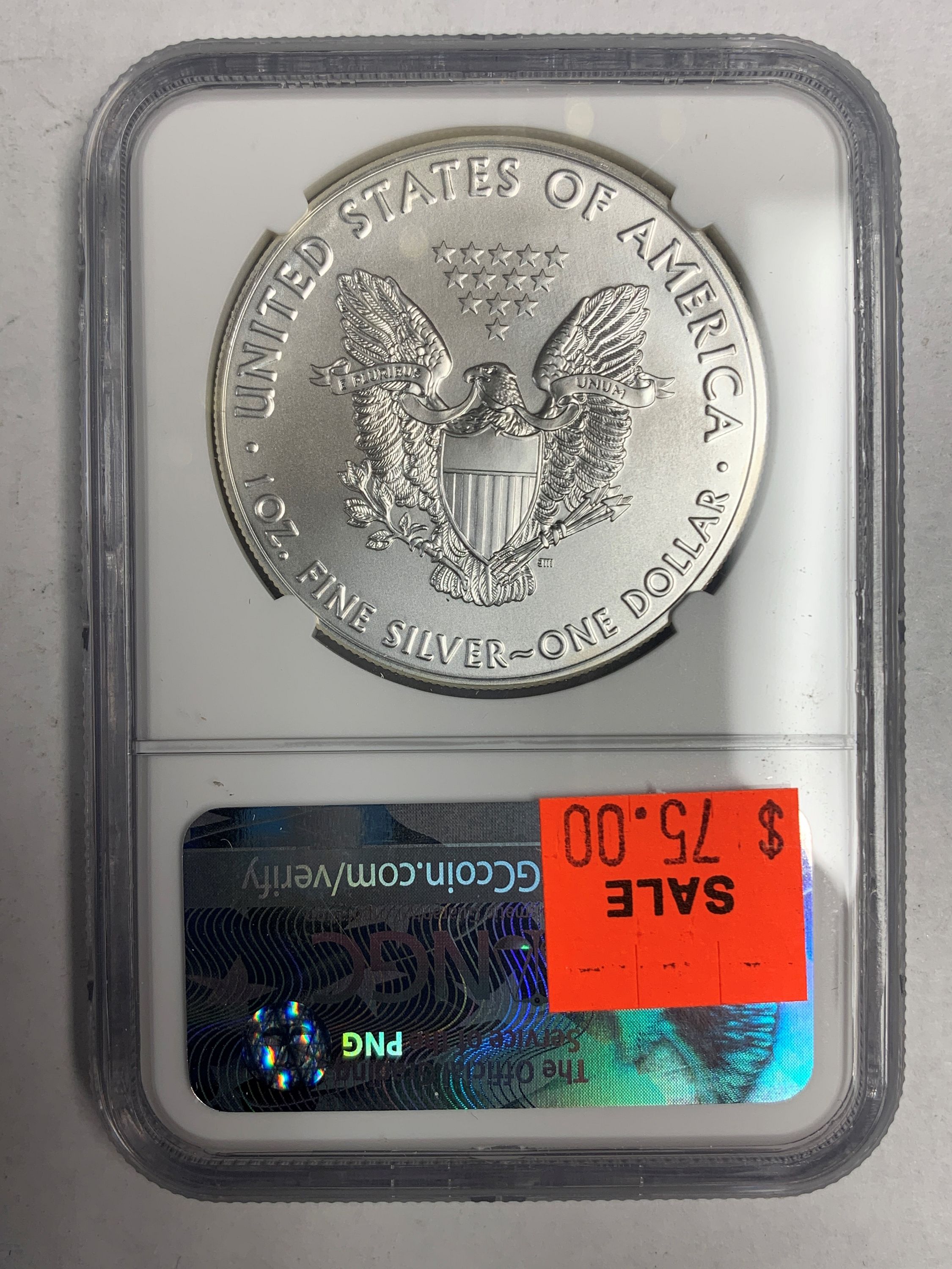 2017 American Silver Eagle MS70 NGC - For Sale, Buy Now Online - Item ...