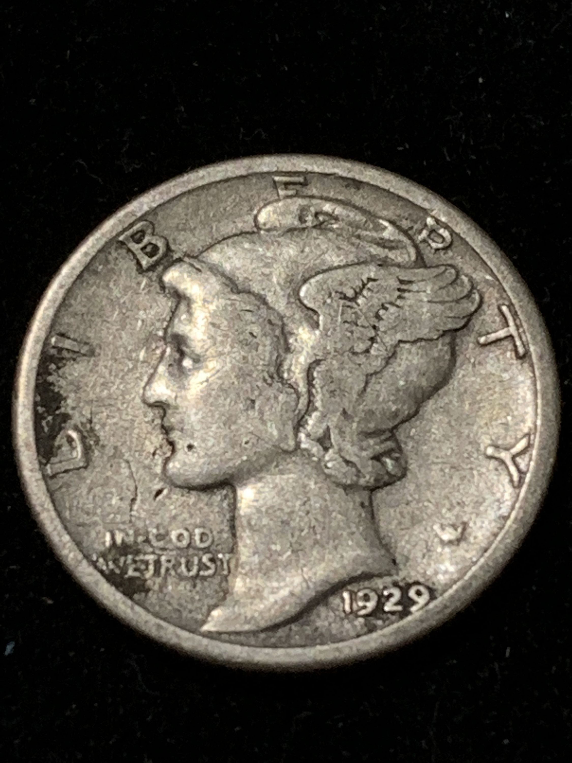 1929 P Silver Dime - For Sale, Buy Now Online - Item #668551