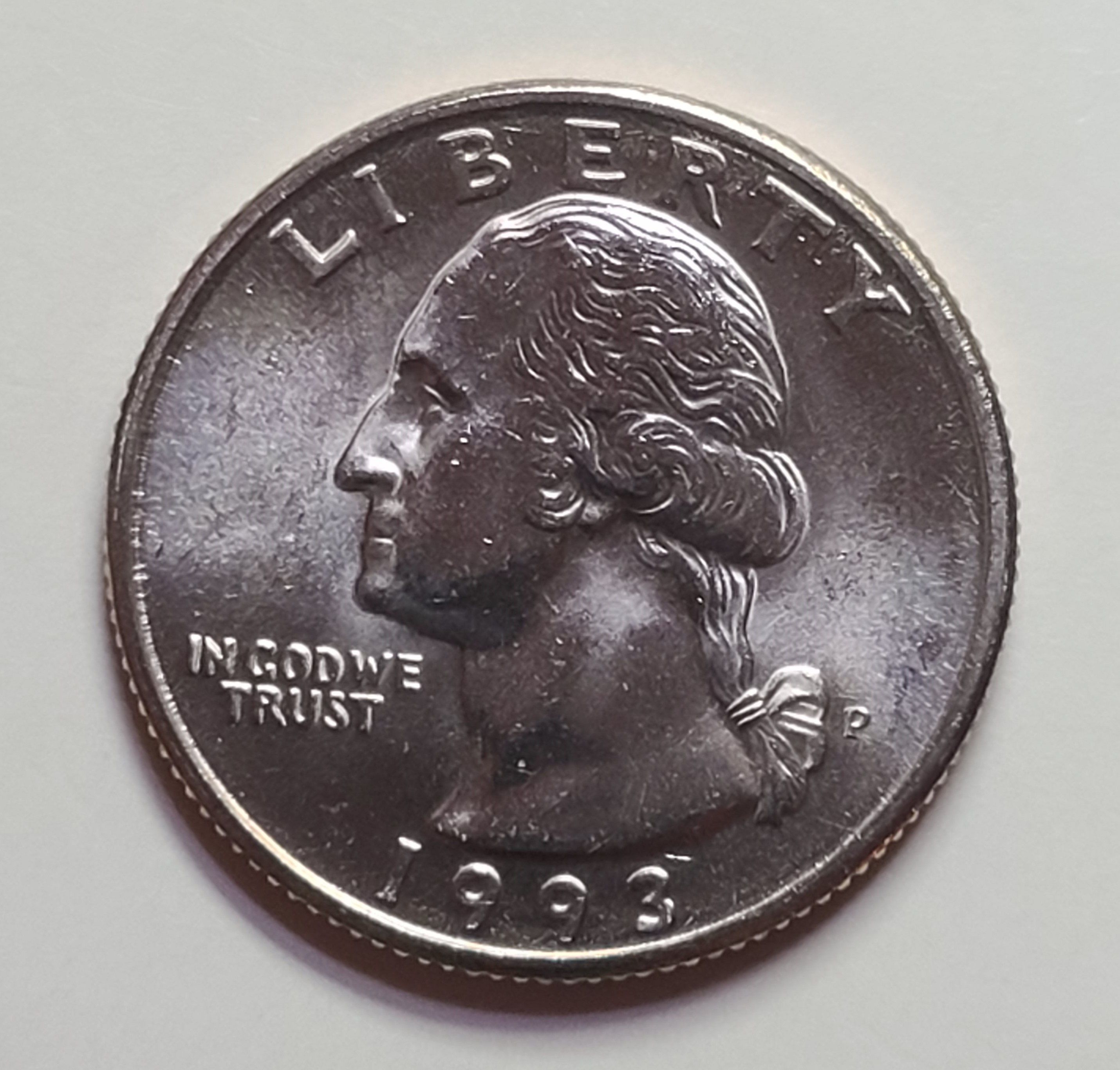 1993-P Washington Quarter MS-64 (Near Gem) - For Sale, Buy Now Online ...