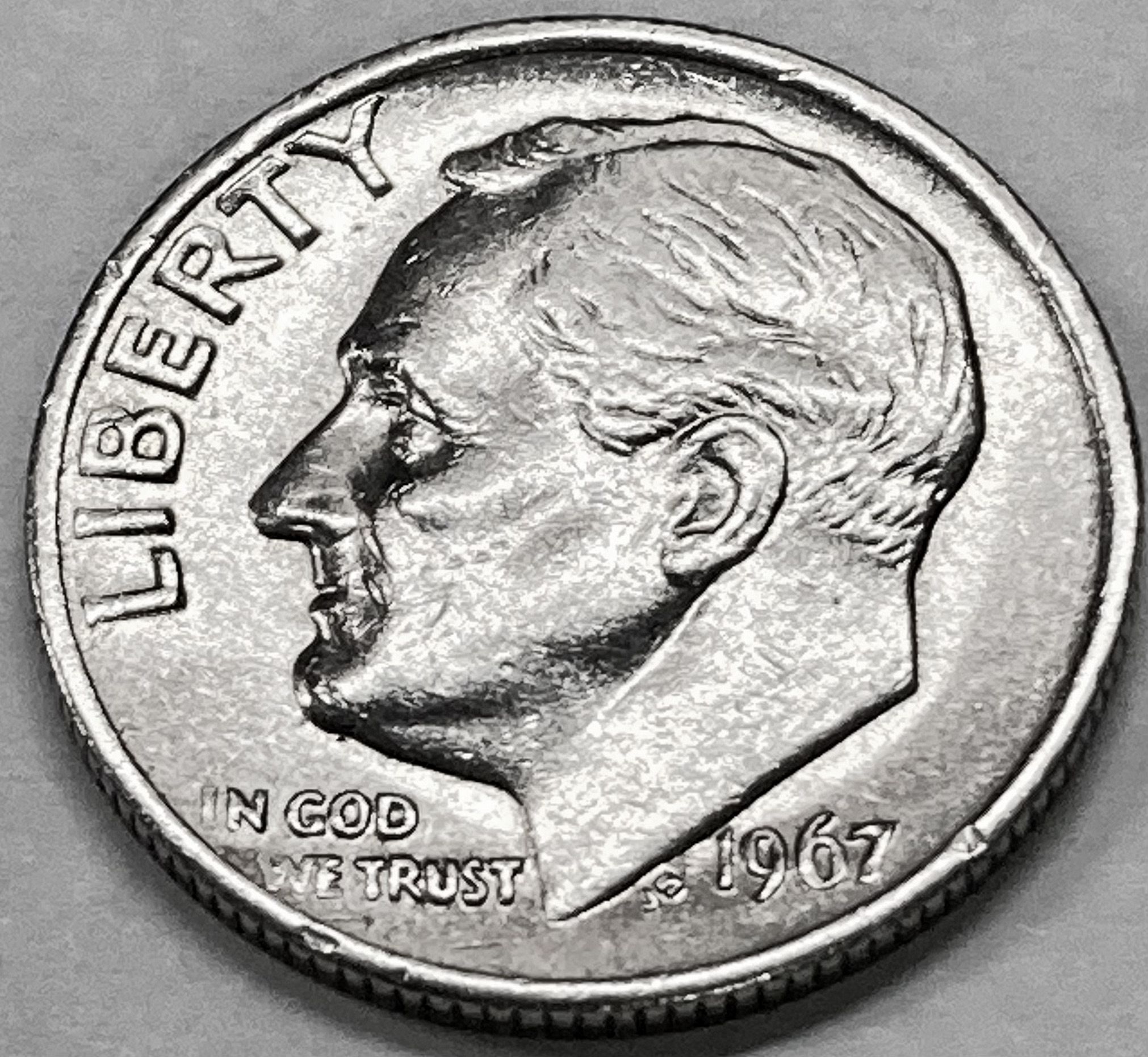 1967 P Roosevelt Dimes - For Sale, Buy Now Online - Item #469580