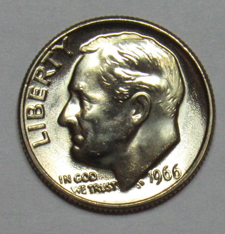 1966 P Roosevelt Dime BU from SMS - For Sale, Buy Now Online - Item #670707