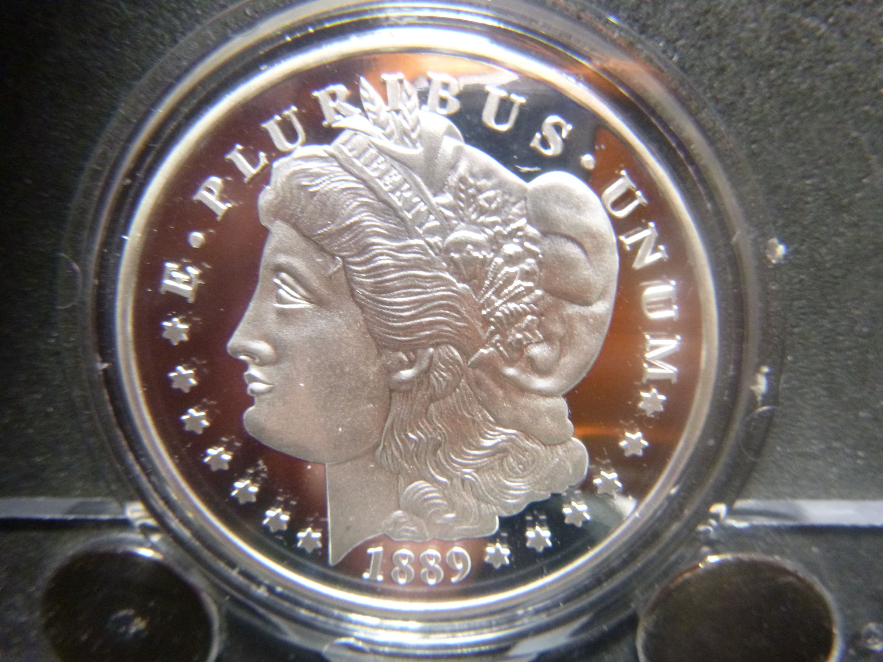 E.PLURIBUS UNUM 1889 CC ONE DOLLAR UNITED STATES OF AMERICA "COPY ...