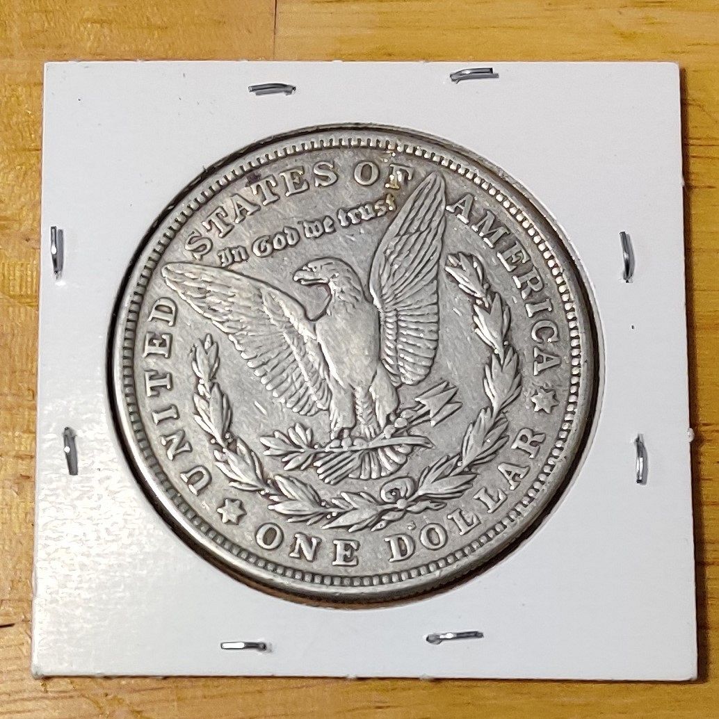 1921 mint S Morgan 90% Silver One Dollar $1 antique US 105 year old ...