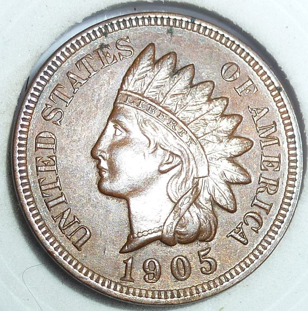 1905 Indian Cent Grades BROWN UNCIRCULATED ( 125-EE ) - For Sale, Buy ...