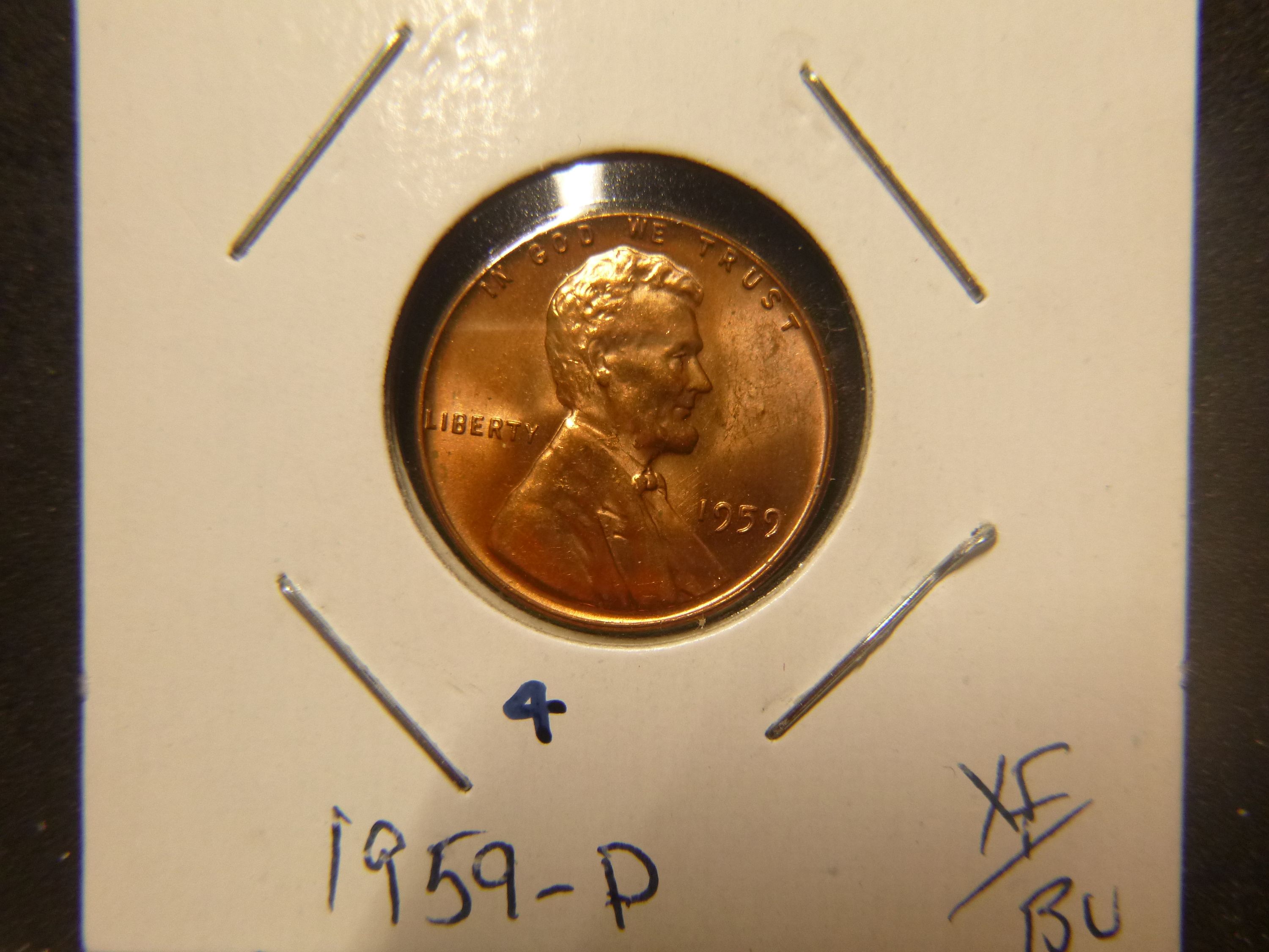 1959 P Lincoln Memorial Cent Small Cents - For Sale, Buy Now Online ...