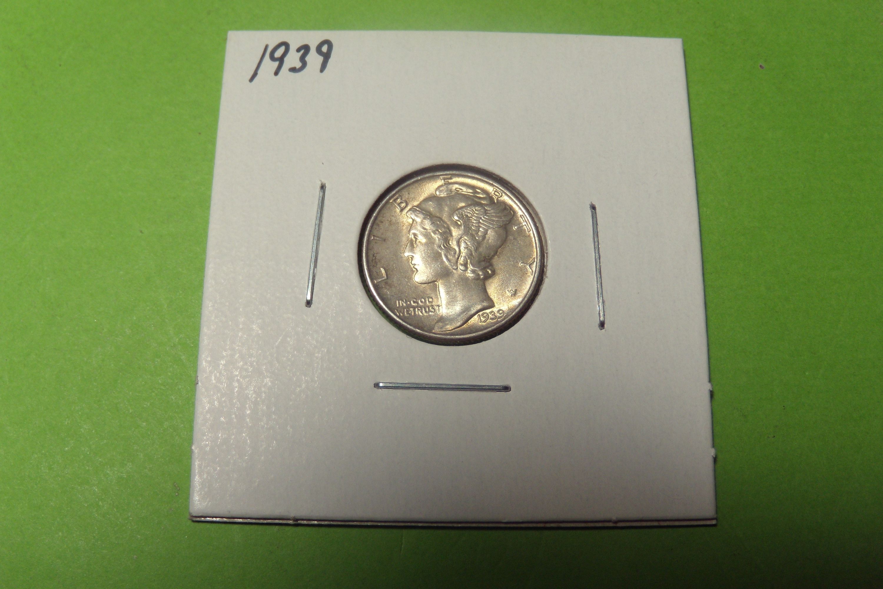 1939 Mercury Dime MS63 #10-1939-1 - For Sale, Buy Now Online - Item #681827