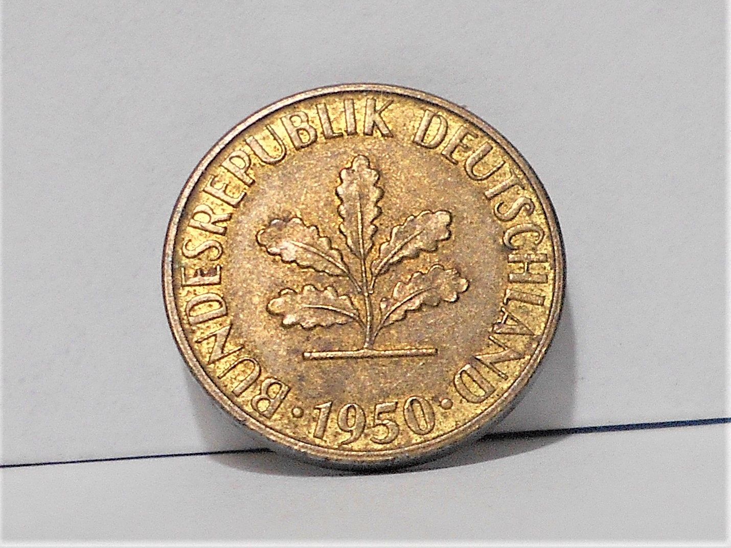 1950 Germany 5 Pfennig - For Sale, Buy Now Online - Item #682381