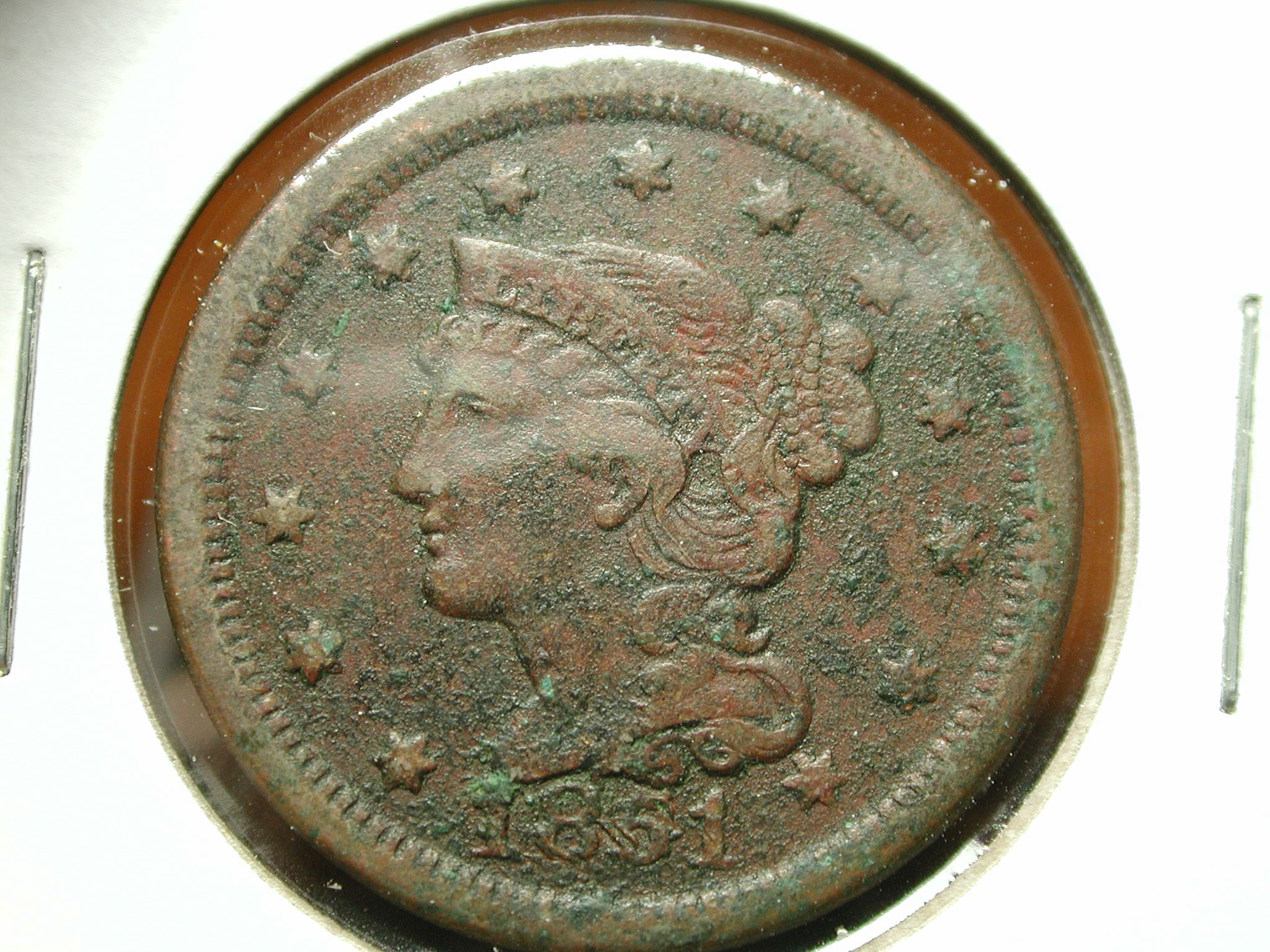 1851 Large Cent Nice For Sale Buy Now Online Item 690745