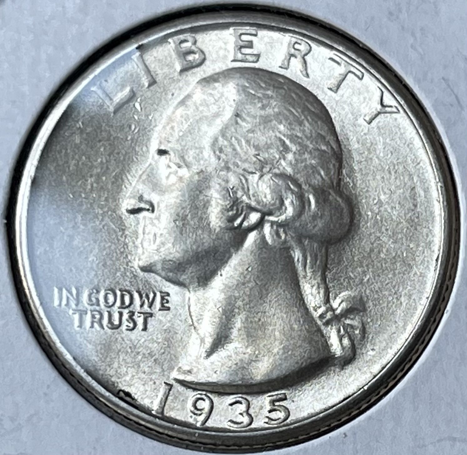 1935-P Washington Silver Quarter - For Sale, Buy Now Online - Item #691528