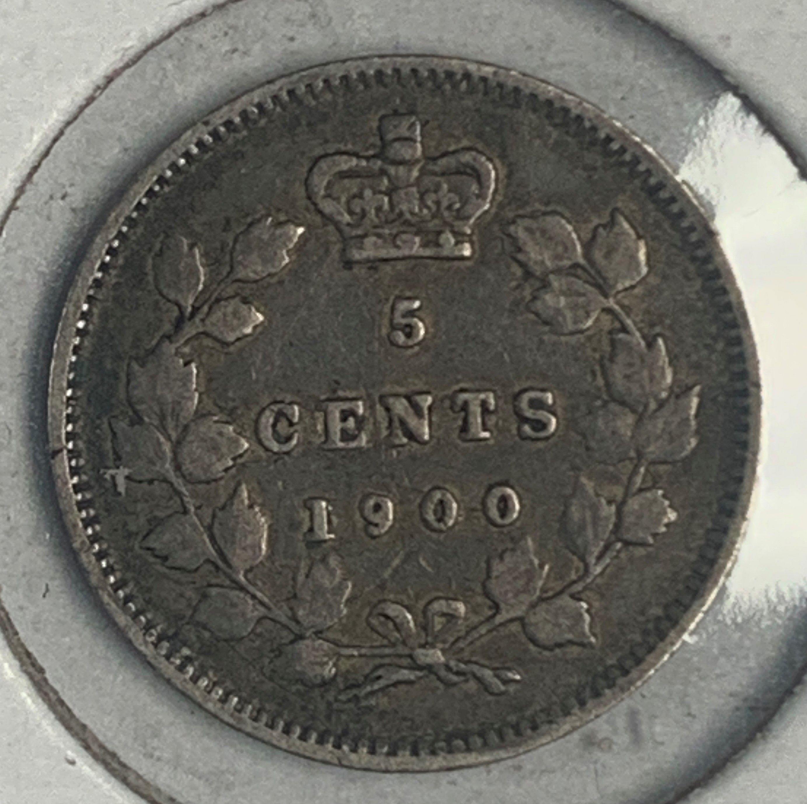 1900 Canadian 5ct "SWD" VF (4740) - For Sale, Buy Now Online - Item #691738