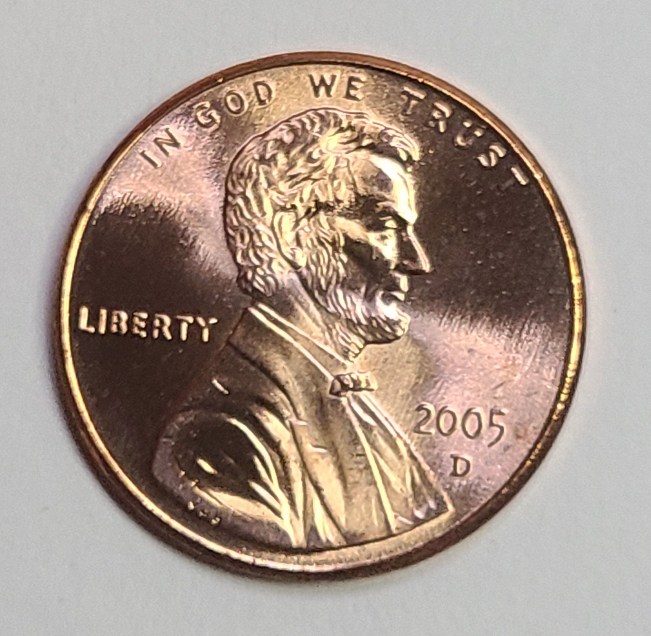 2005-D Lincoln Cent MS-65 (GEM) RED - For Sale, Buy Now Online - Item ...