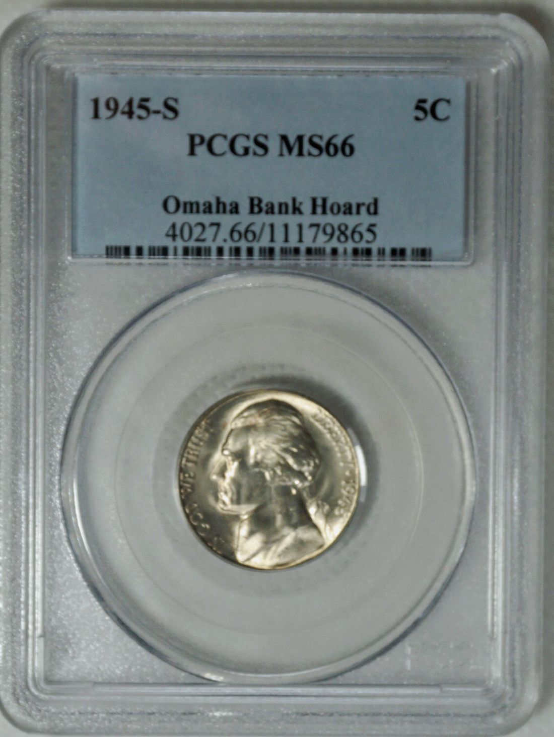1945 S Jefferson Nickel - Omaha Bank Hoard - For Sale, Buy Now Online ...