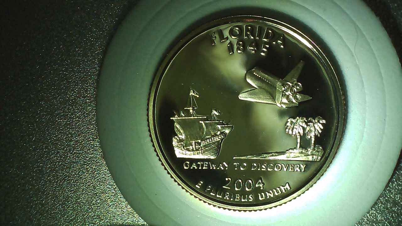 2004 S Florida clad proof state Quarter - For Sale, Buy Now Online ...