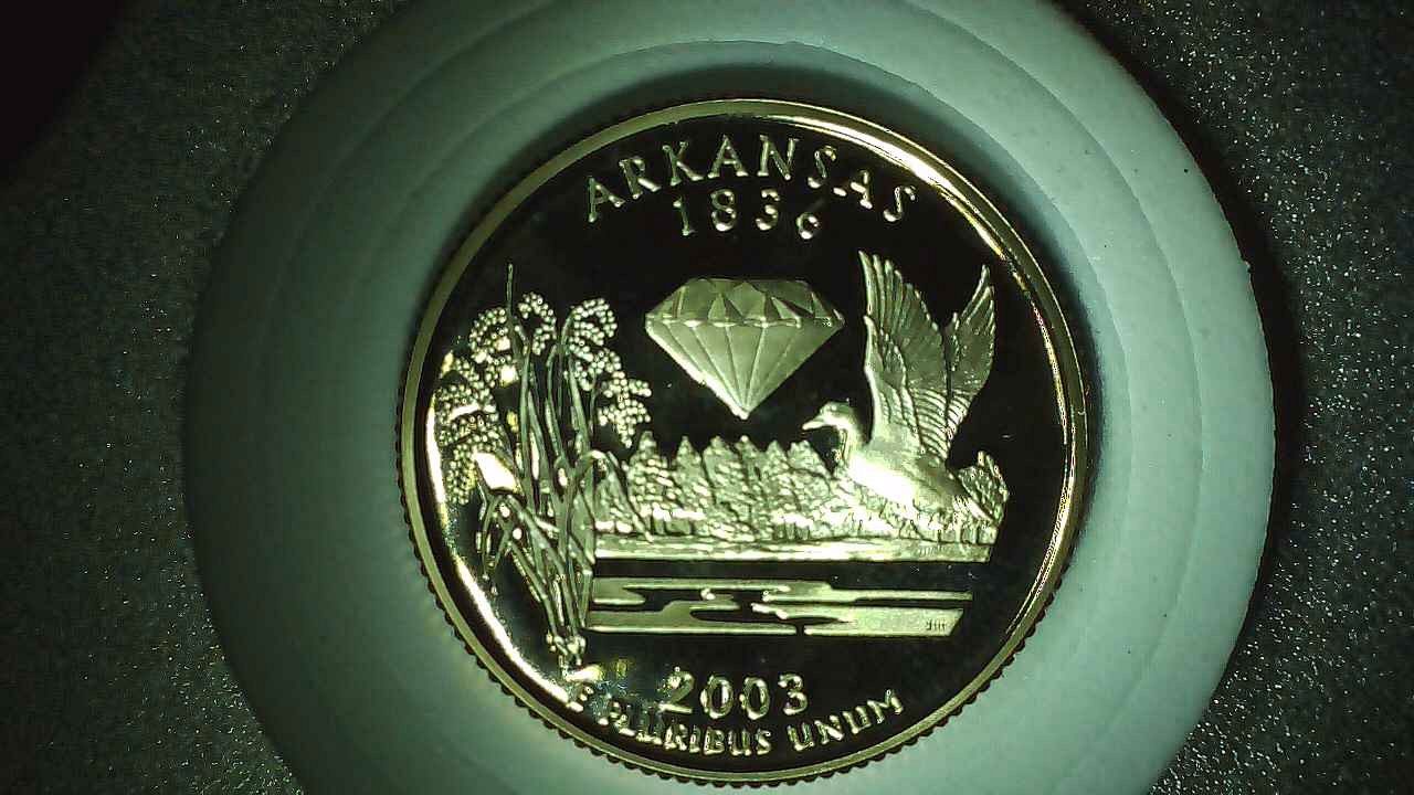 2003 S Clad Arkansas proof State quarter - For Sale, Buy Now Online ...
