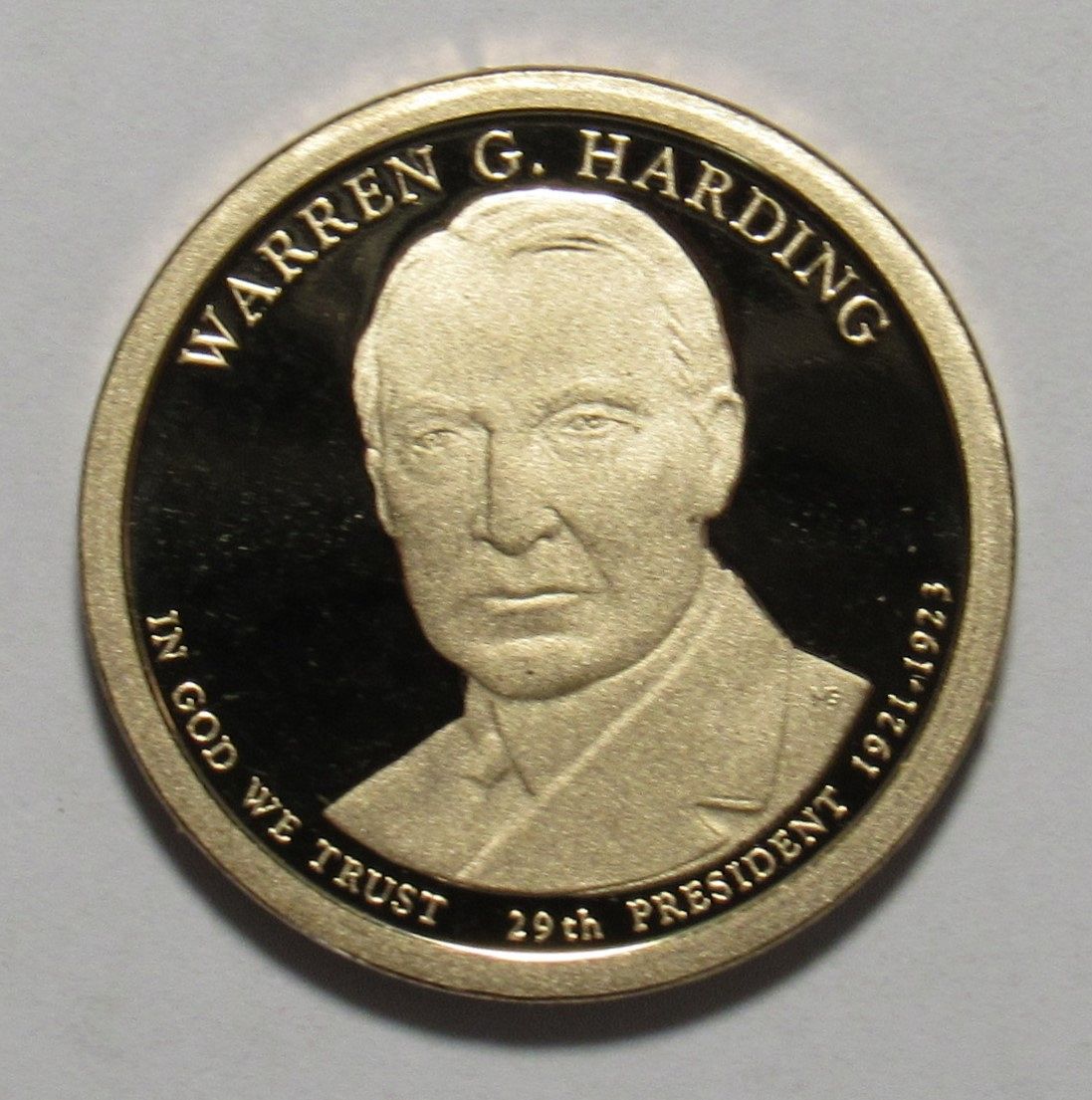 2014 S Proof Presidential Dollar: Warren G. Harding - For Sale, Buy Now ...
