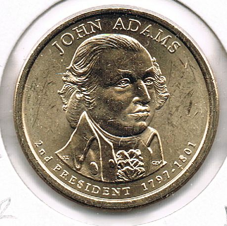 1 Dollar "Presidential Dollar" - John Adams 2007 P - For Sale, Buy Now ...