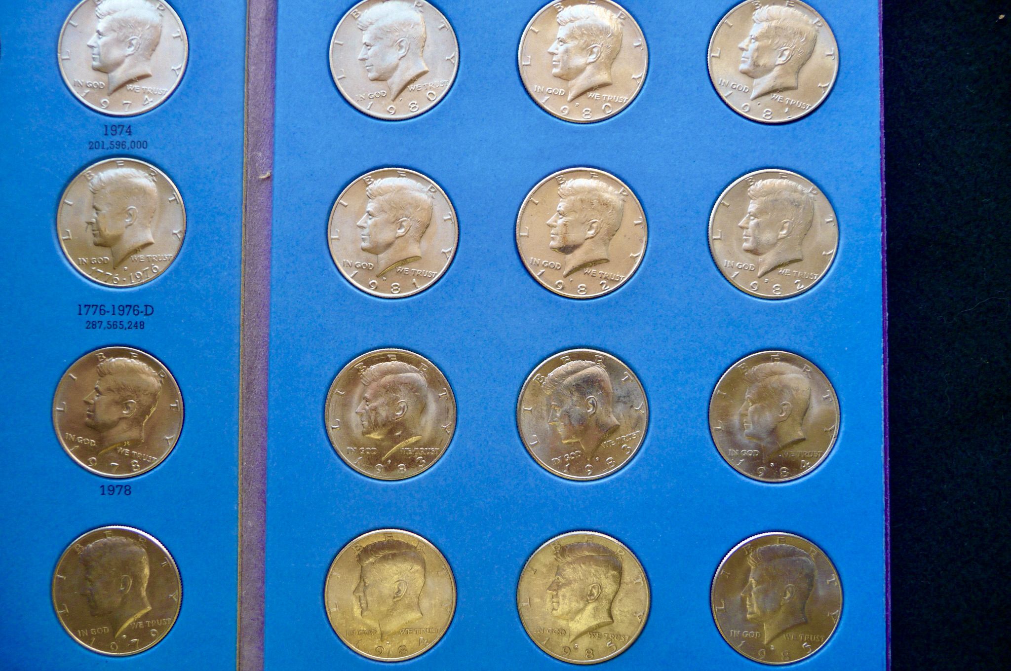 Kennedy Half Dollar Set - For Sale, Buy Now Online - Item #698141