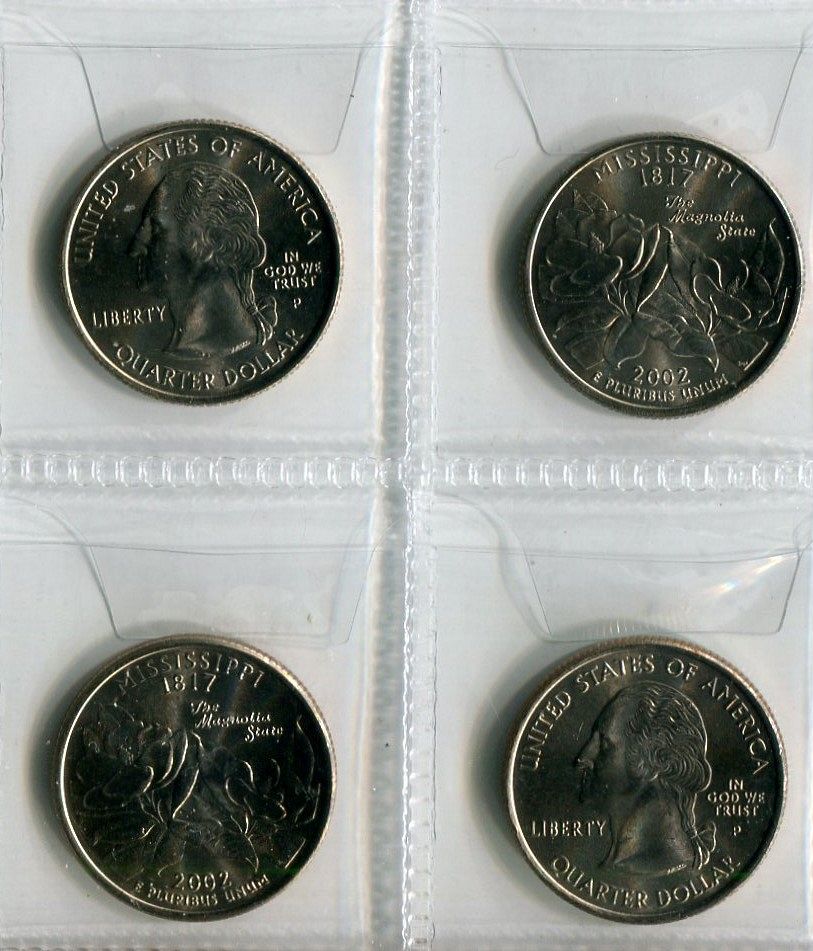 40 - 2002 - P MISSISSIPPI State Quarter -- BU - For Sale, Buy Now ...
