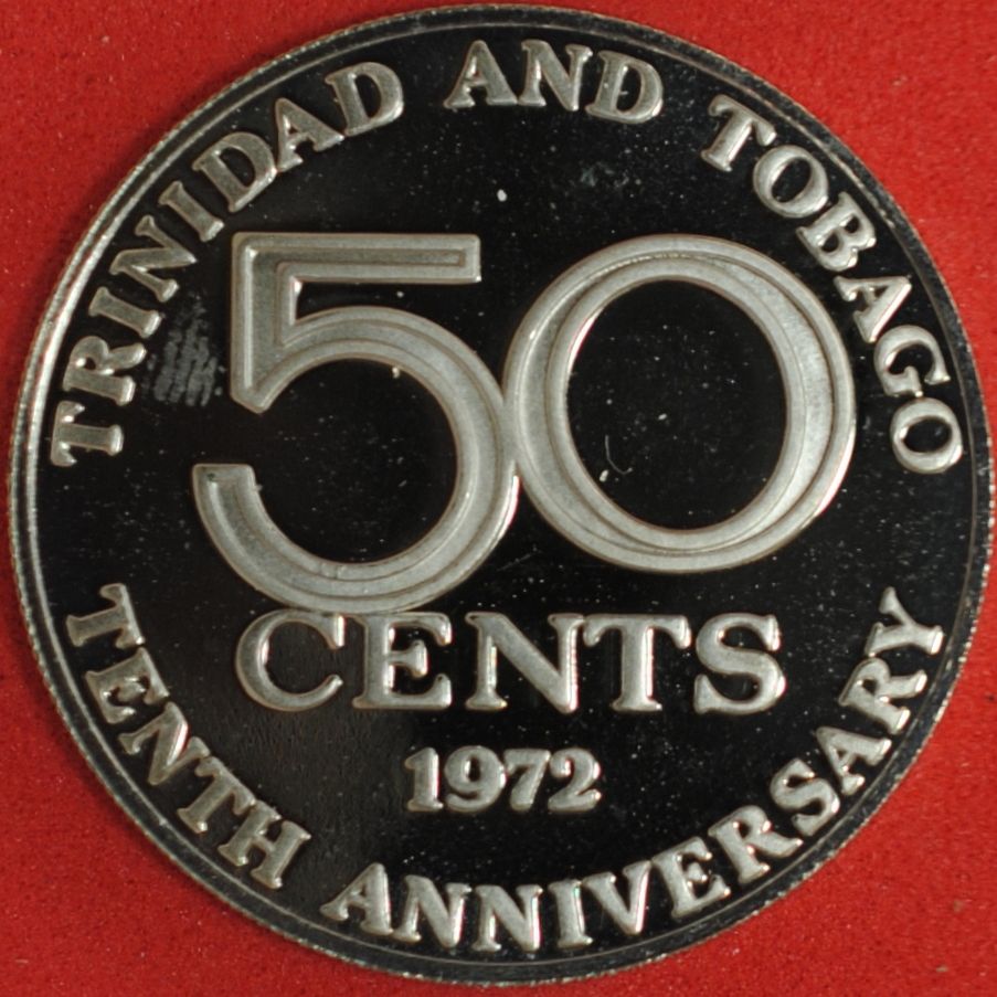 1972 Trinidad & Tobago 50 Cents Proof - For Sale, Buy Now Online - Item ...