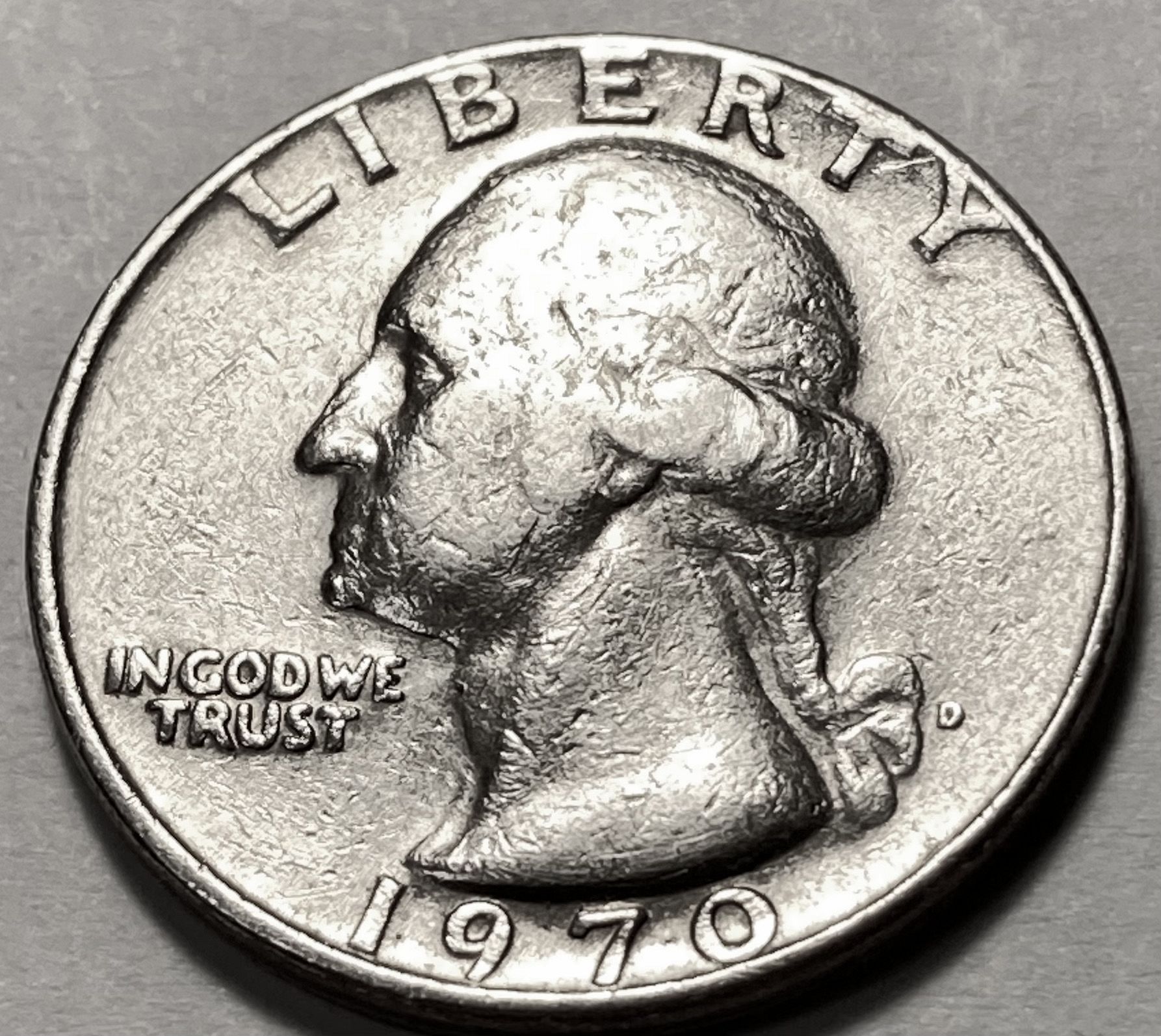 1970 D Washington Quarters - For Sale, Buy Now Online - Item #698806