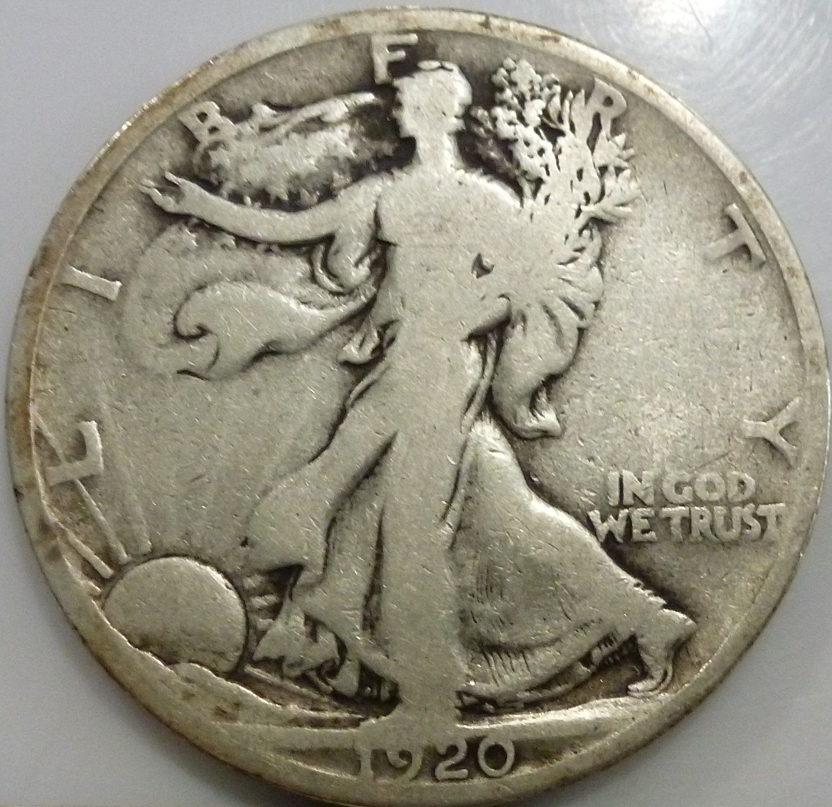 1920-S Very Good Walking Liberty Half Dollar ( 900-3) - For Sale, Buy ...