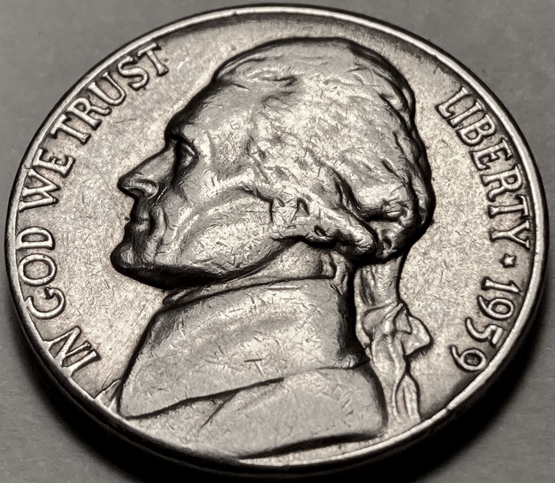 1959 D Jefferson Nickels - For Sale, Buy Now Online - Item #705160