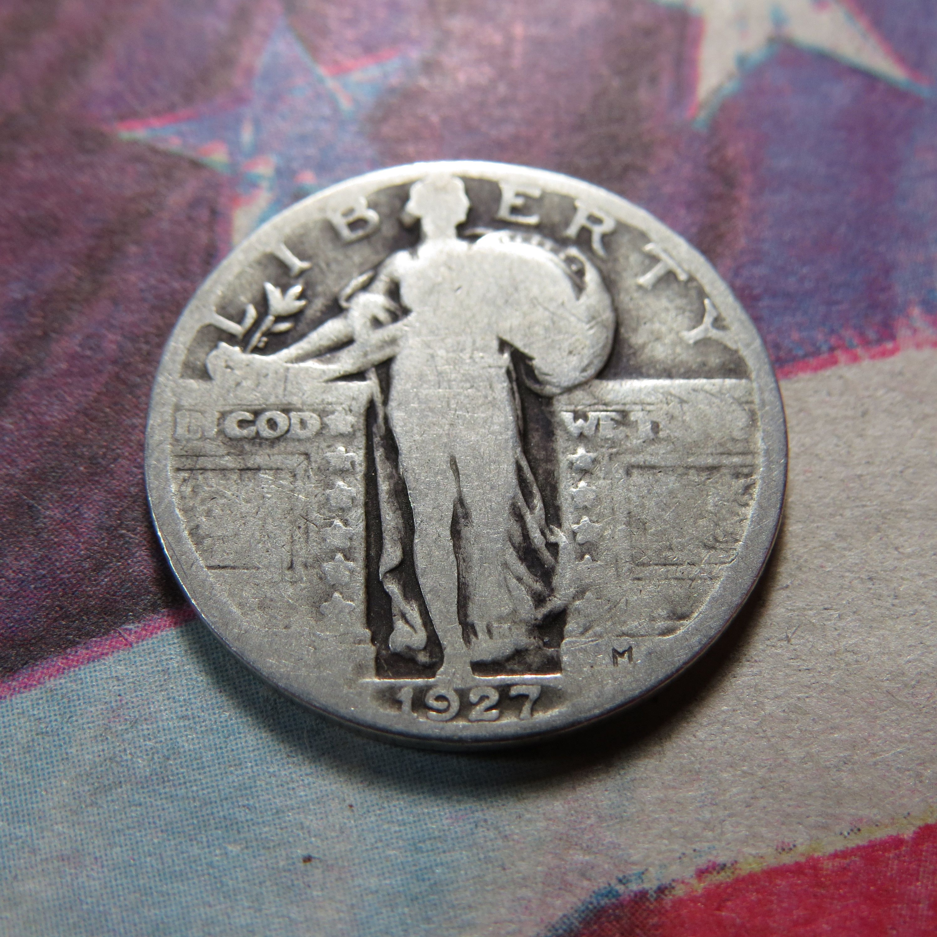 1927 STANDING LIBERTY QUARTER (90% SILVER) Combined Shipping ~ LOT D745 ...