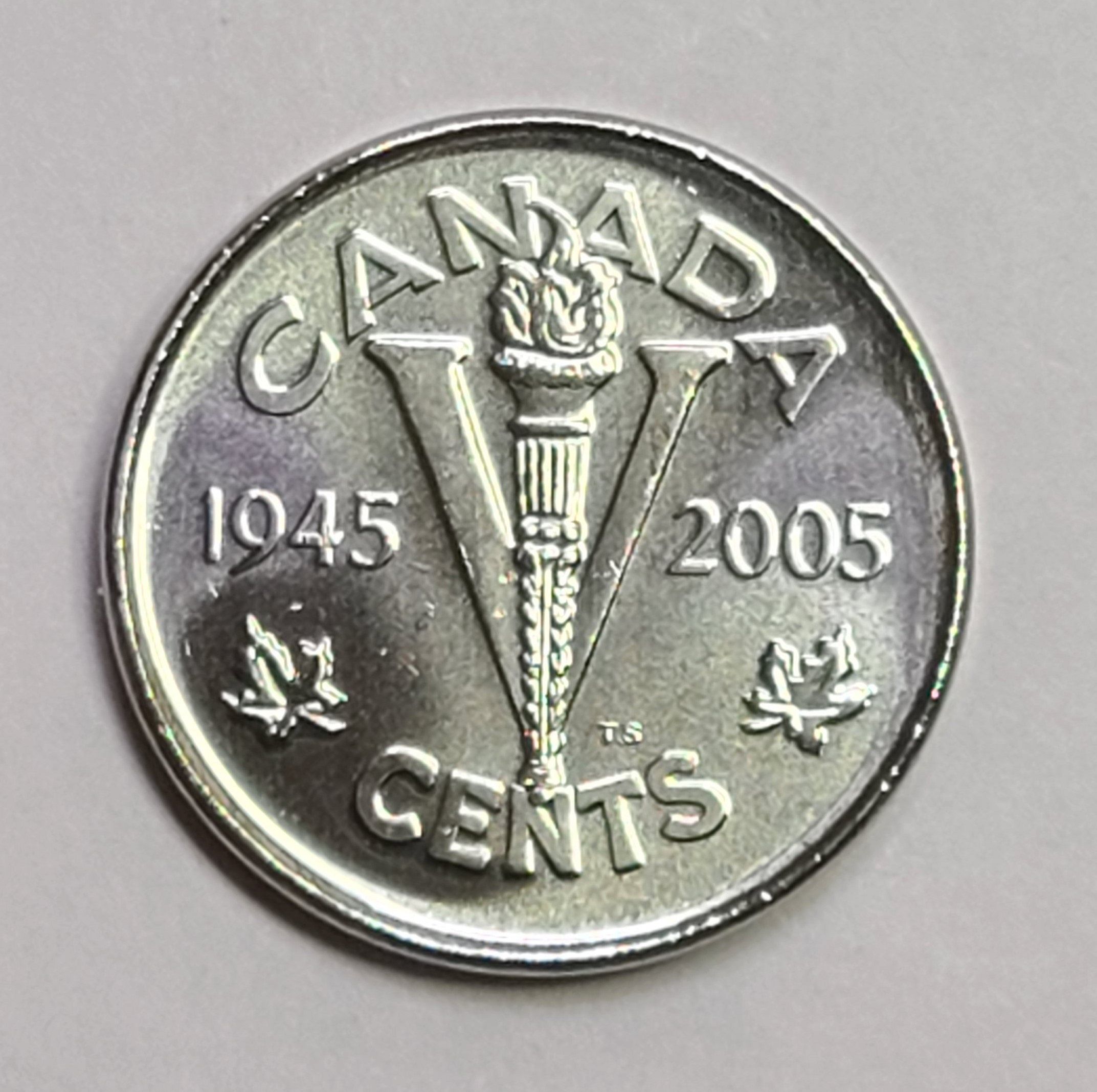 CANADA 2005-P VICTORY Nickel MS-64 (Near Gem) - For Sale, Buy Now ...