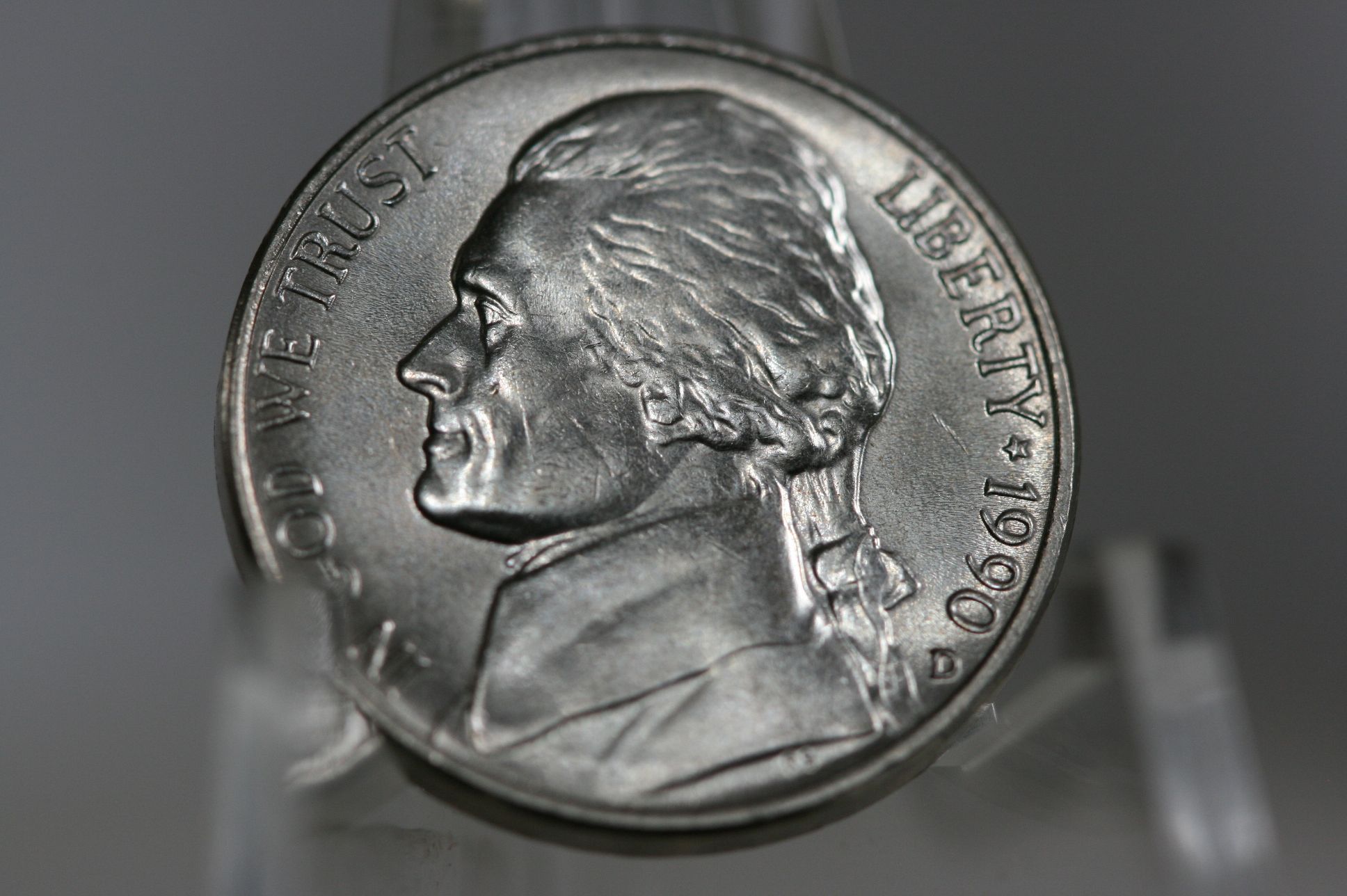 1990 D Jefferson Nickel. BU Full Steps - For Sale, Buy Now Online ...
