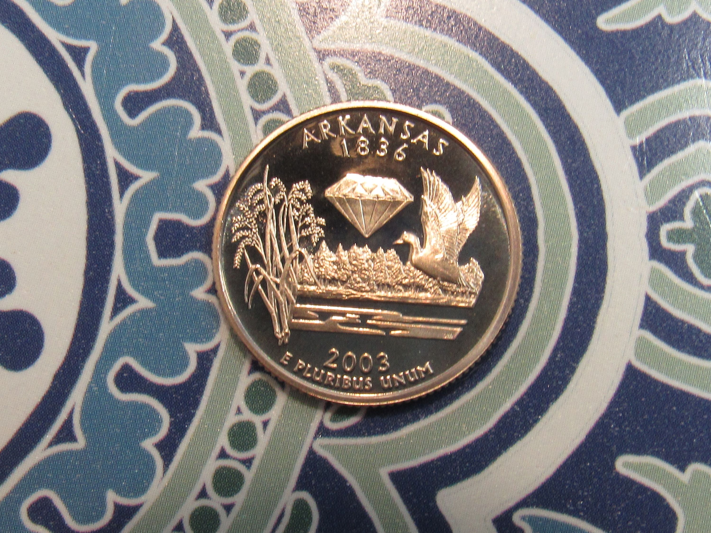 2003 S ARKANSAS STATE QUARTER bt25 - For Sale, Buy Now Online - Item ...