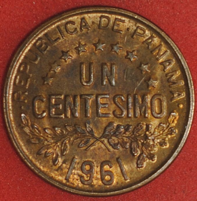 1961 Panama Centesimo AU - For Sale, Buy Now Online - Item #709176