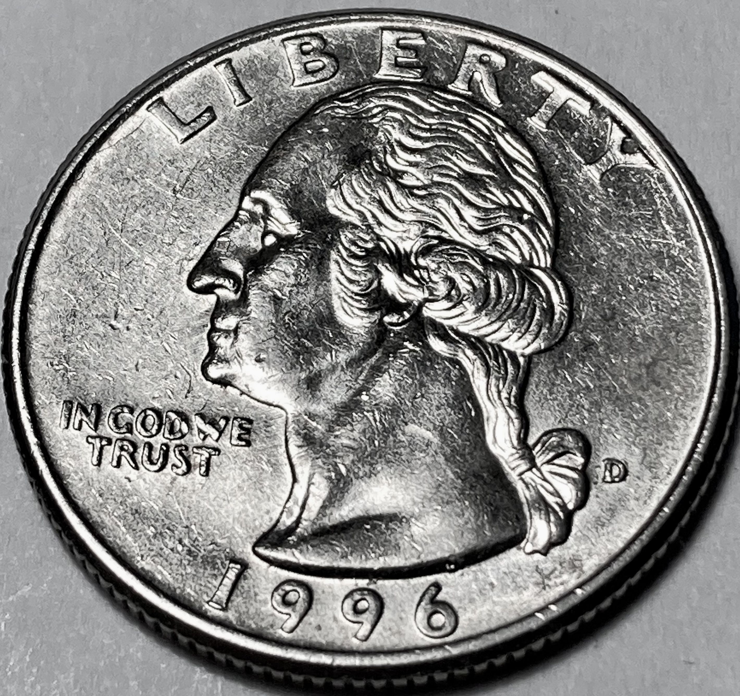 1996 D Washington Quarters - For Sale, Buy Now Online - Item #709565