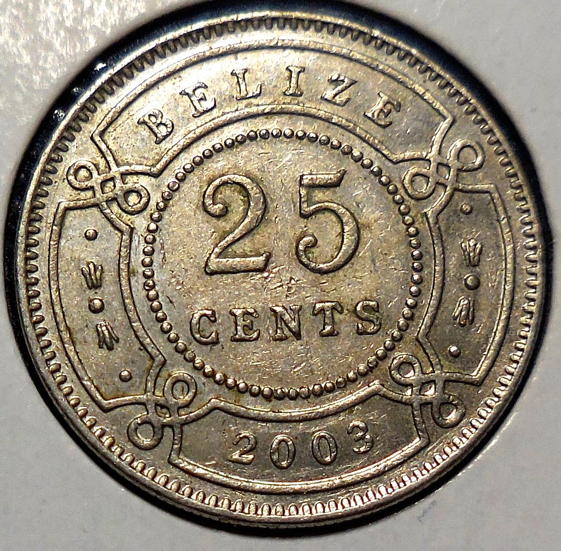 2003 Belize 25 Cent Piece - For Sale, Buy Now Online - Item #710428
