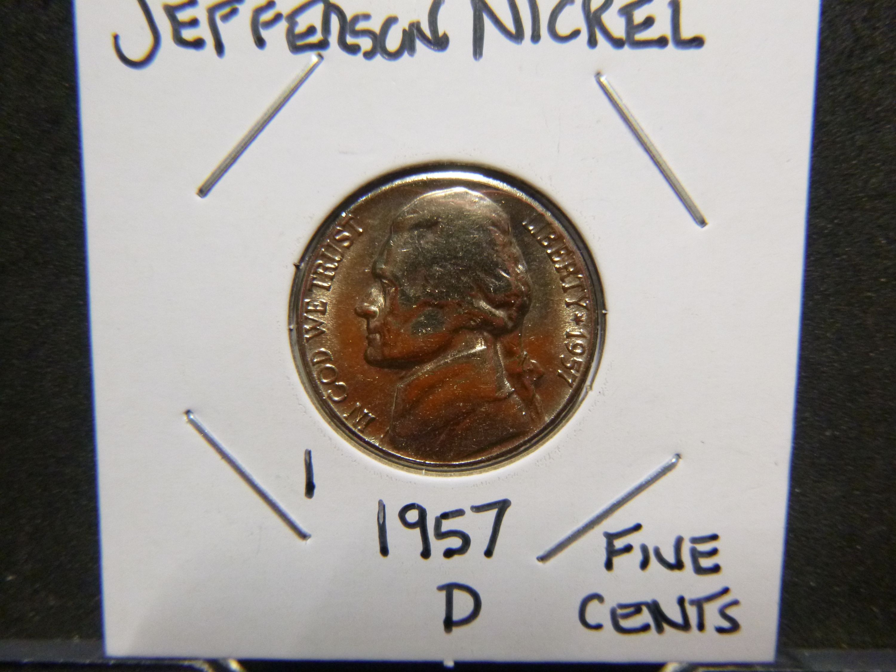 1957 D Jefferson Nickels - For Sale, Buy Now Online - Item #710966