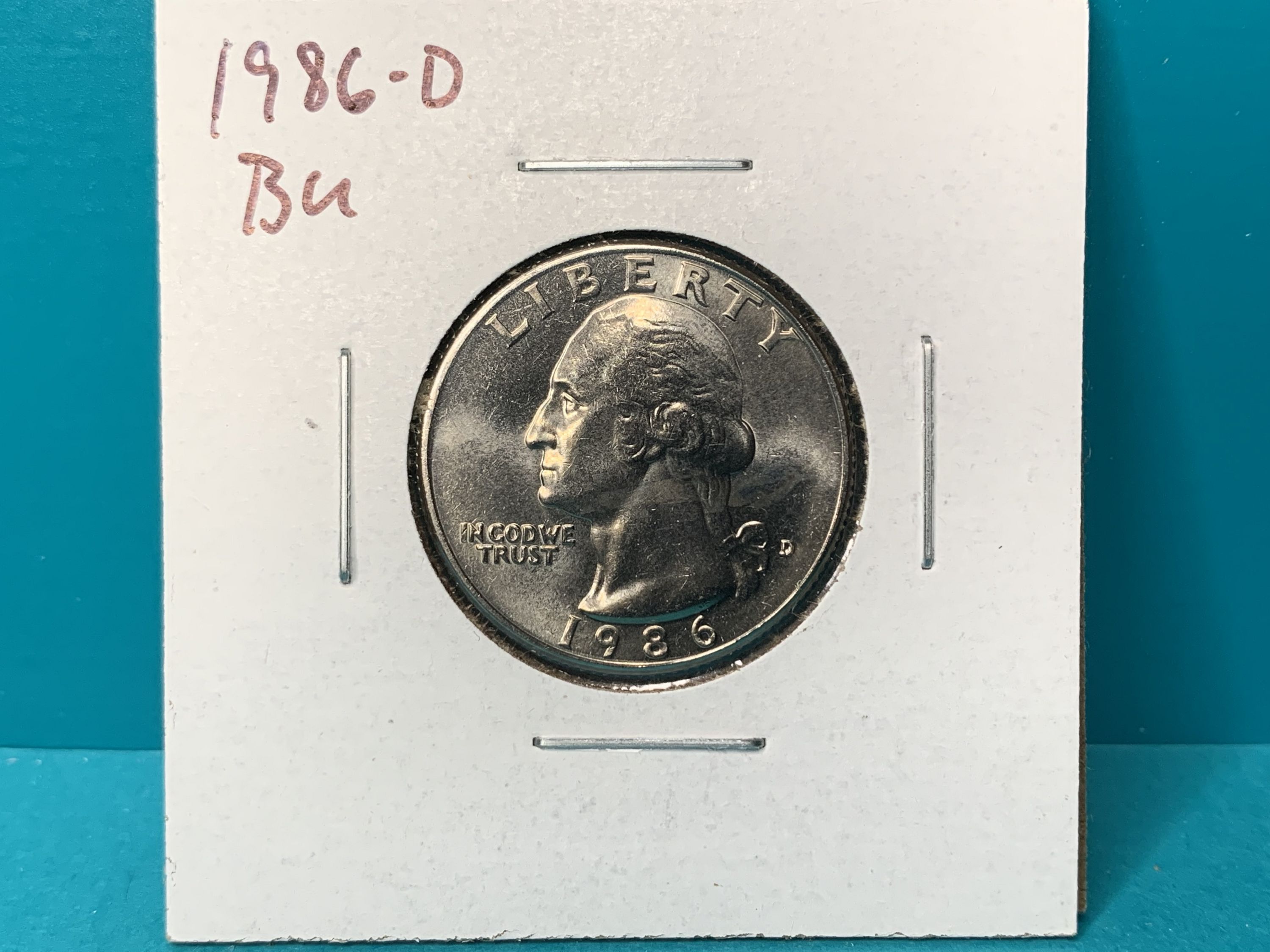 1986-D Washington Quarter - For Sale, Buy Now Online - Item #711621