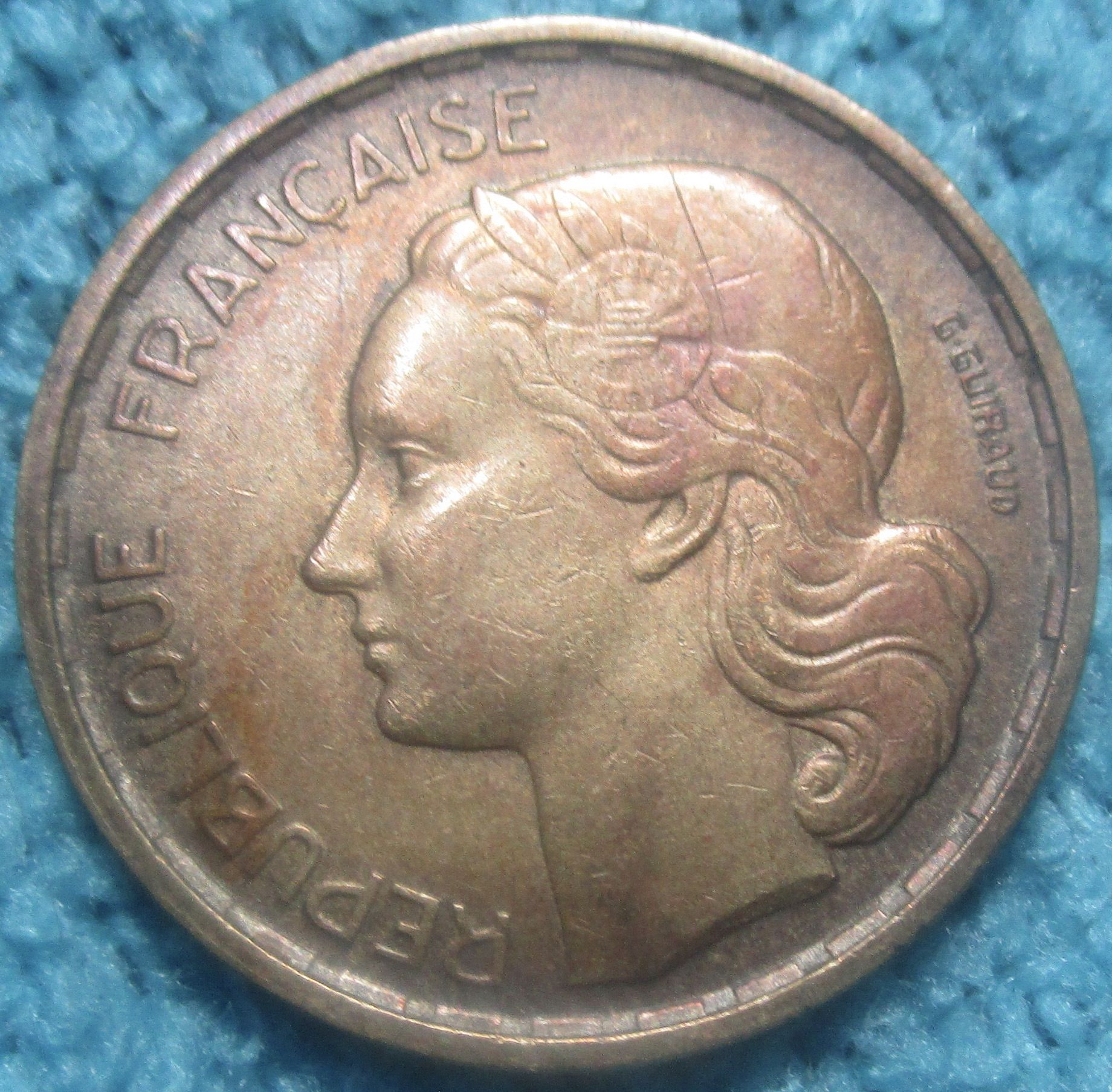 1950 20 Francs "4 Feathers" - France - (032A) - For Sale, Buy Now ...