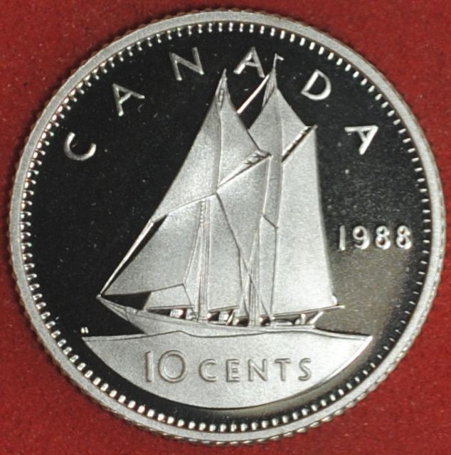 1988 Canada Dime Proof - For Sale, Buy Now Online - Item #712233