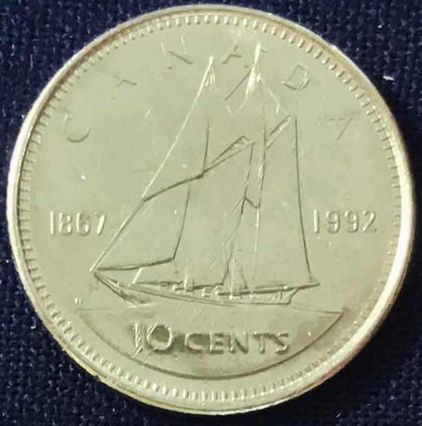 Canada - 1992 - 10 Cents [#1] - For Sale, Buy Now Online - Item #713986