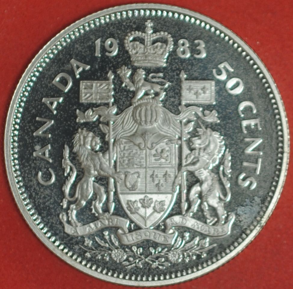 1983 Canada 50 Cents Proof - For Sale, Buy Now Online - Item #714002
