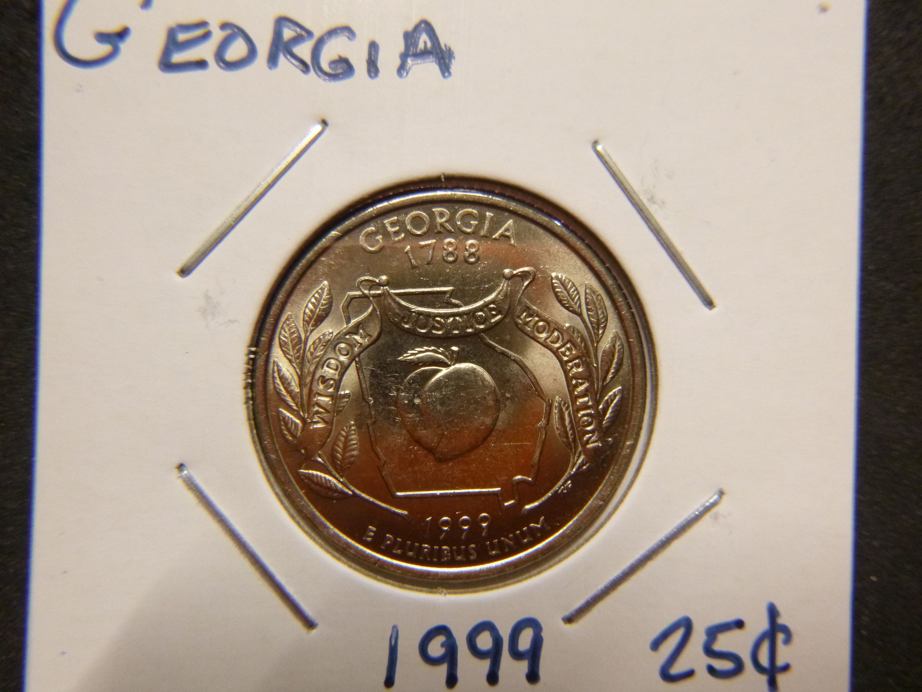 1999 P Georgia 50 States and Territories Quarters - For Sale, Buy Now ...