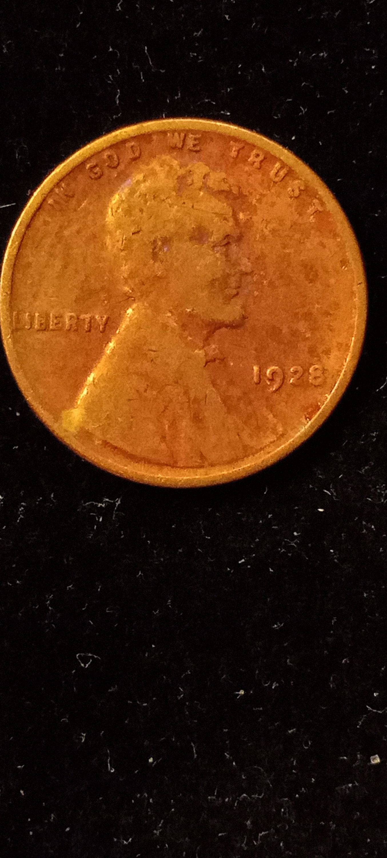 1918 LINCOLN CENT (RED TONED) - For Sale, Buy Now Online - Item #716201