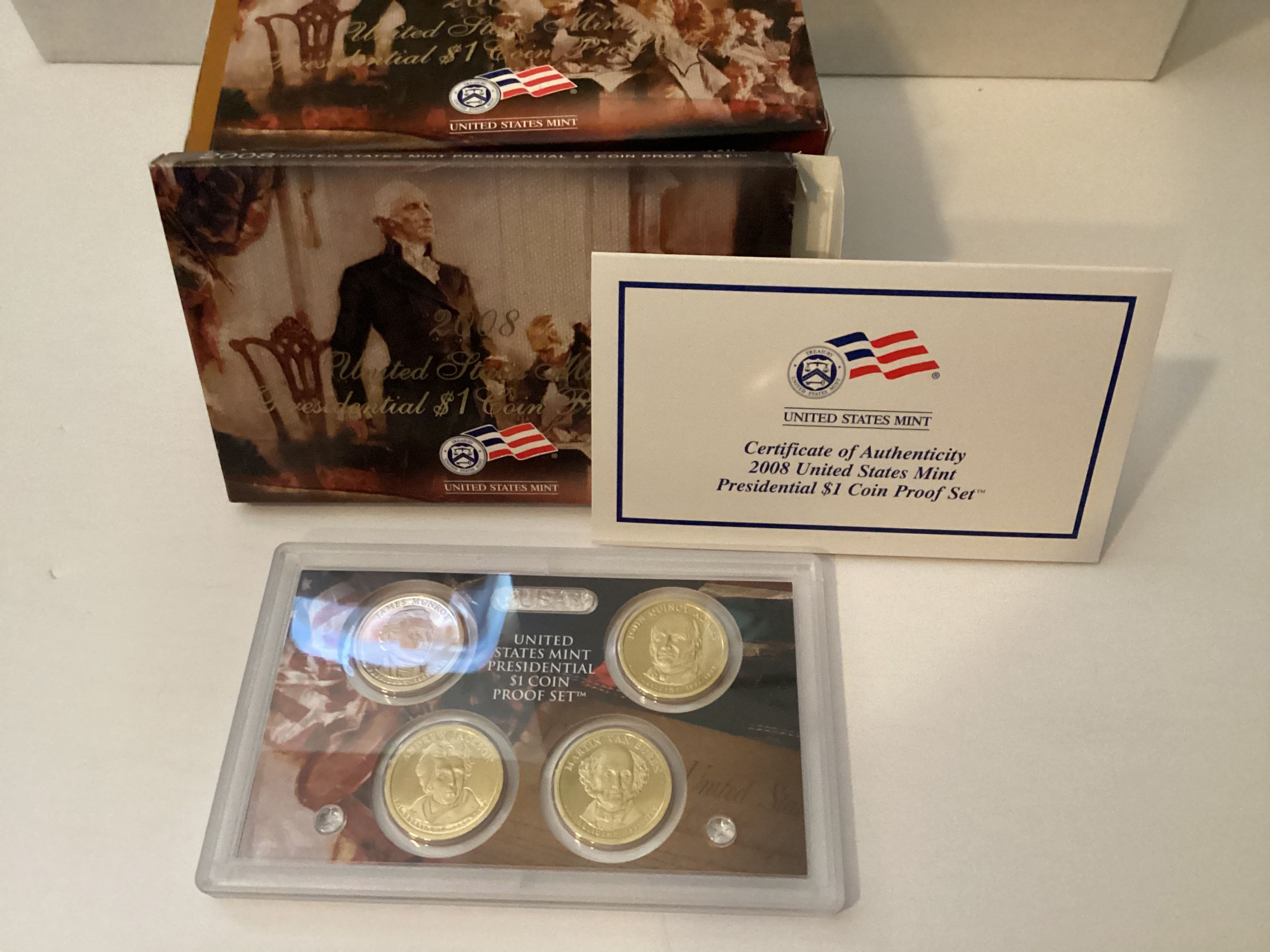 2007-2016 S Presidential Dollar Proof Sets Complete In US Mint ...